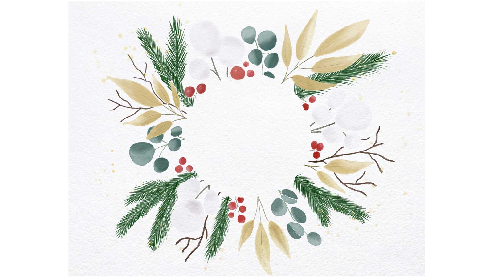 Freebie: Digital Holiday Wreath for Canva - Jan's Food Steps